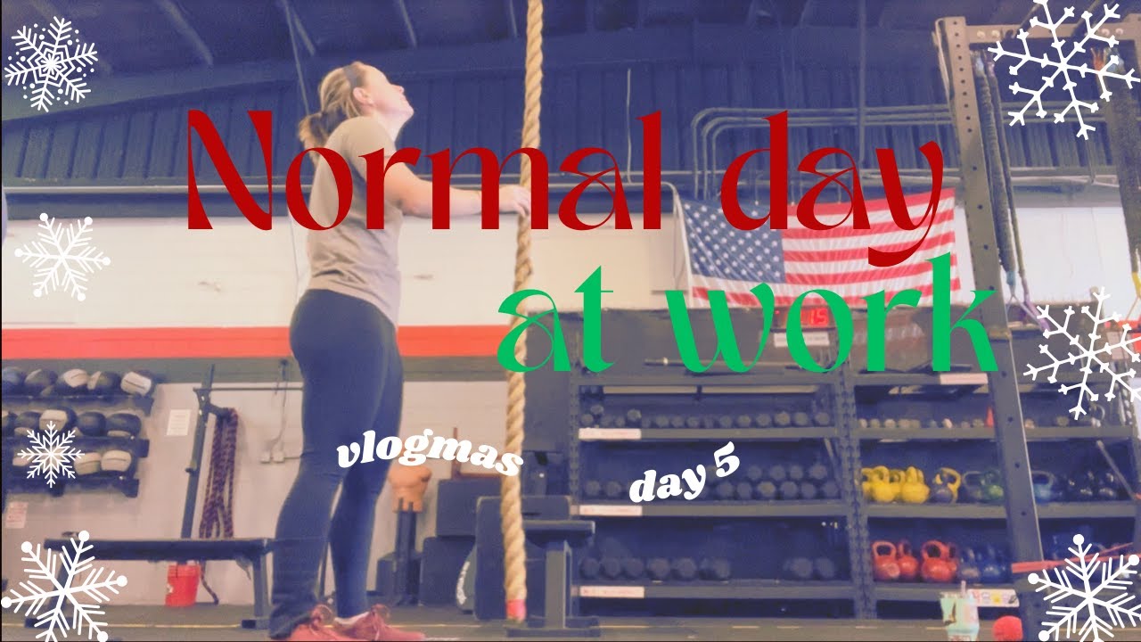 Normal day at work - Vlogmas day 5 - YouTube