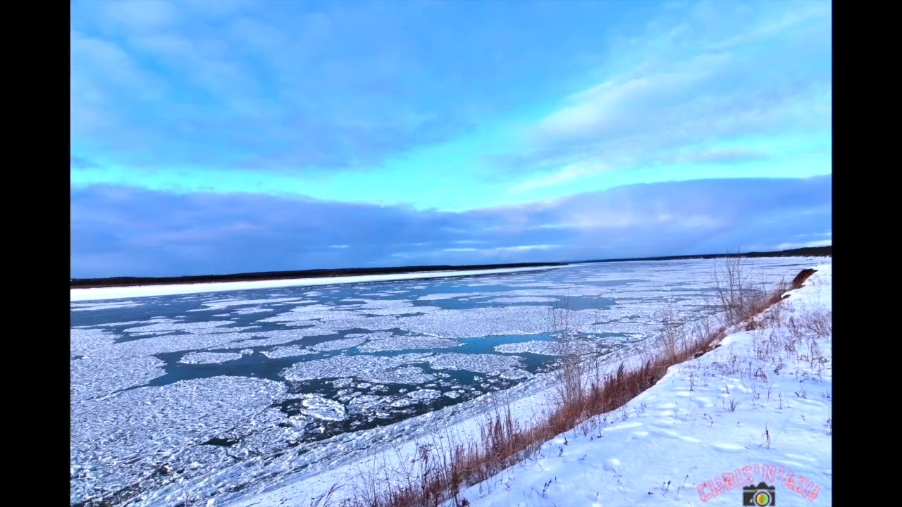 Mackenzie River Freeze-Up - November 2019 - YouTube
