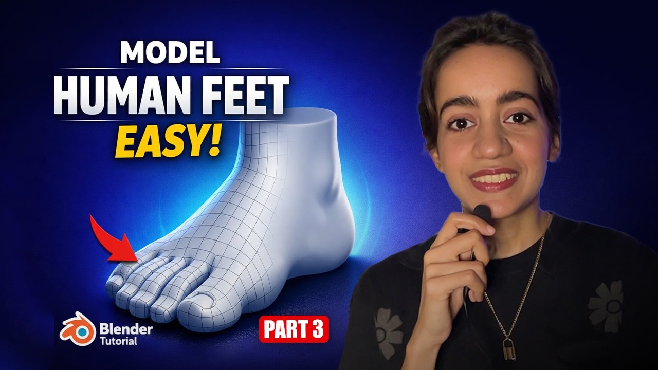 Blender Beginner Feet Modeling Tutorial 2026 - YouTube