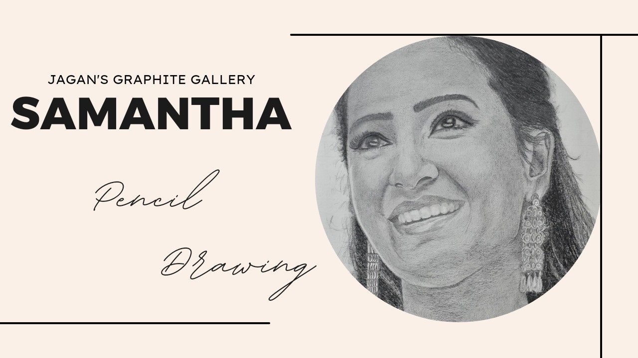 SAMANTHA PENCIL DRAWING|Samantha's AMAZING Realistic Pencil Drawing ...