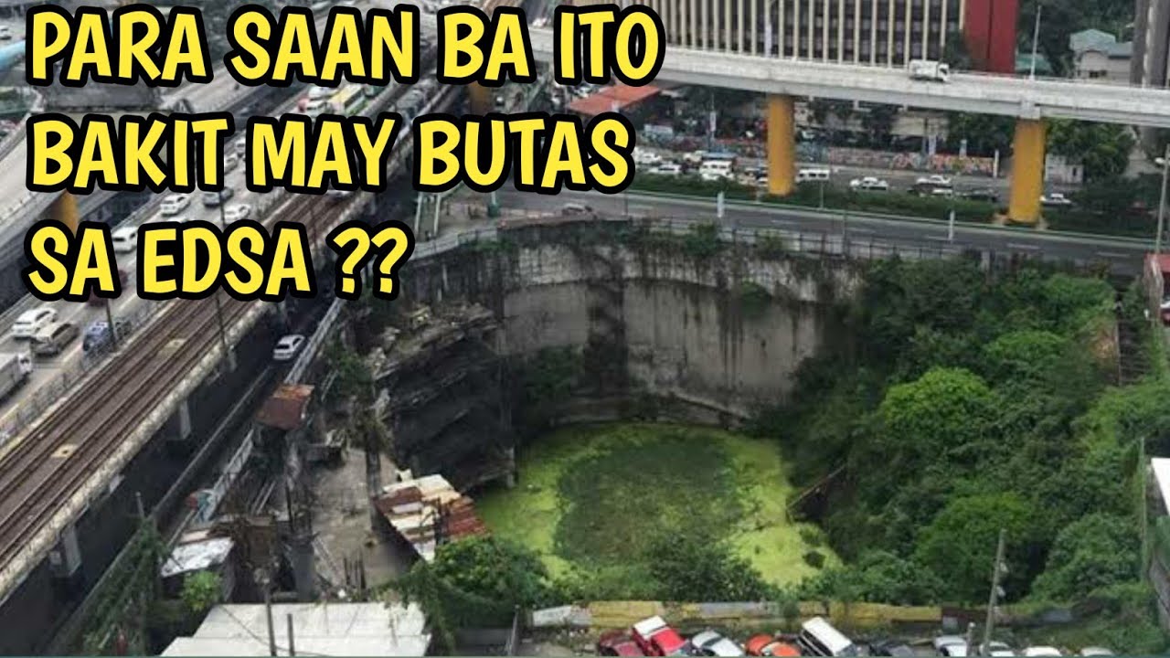 BAKIT MAY MALAKING BUTAS SA ORTIGAS EDSA | BAKIT INABANDONA ANG HUKAY ...