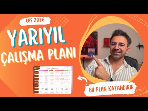 LGS 2026 | Sınavı Kazandıran SÖMESTR Çalışma Planı