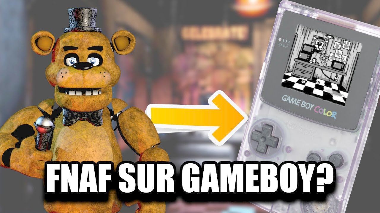 FNAF SUR GAMEBOY ??? Nuit 1 feat Storm - YouTube