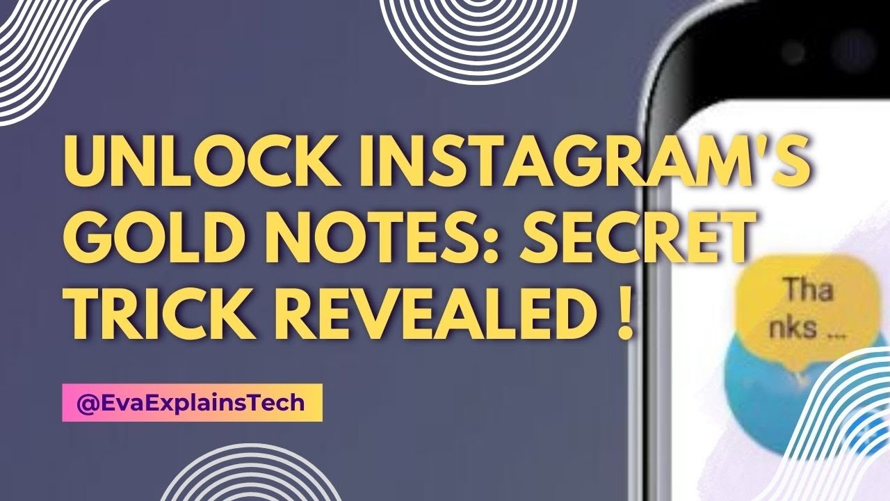 Unlock Instagram's Gold Notes: Secret Trick Revealed ! - YouTube