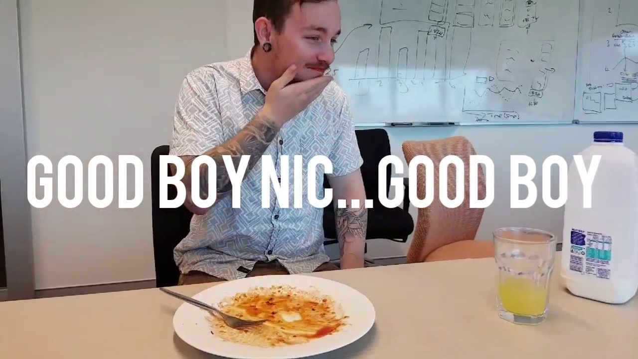 Nic Eats...Samyang Haek Buldak (2x Spicy Nuclear Fire Noodle Challenge ...