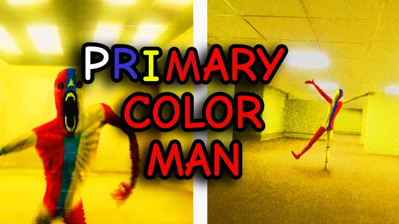 The SCARIEST Backrooms Entity EVER... | The 'Primary Color Man ...
