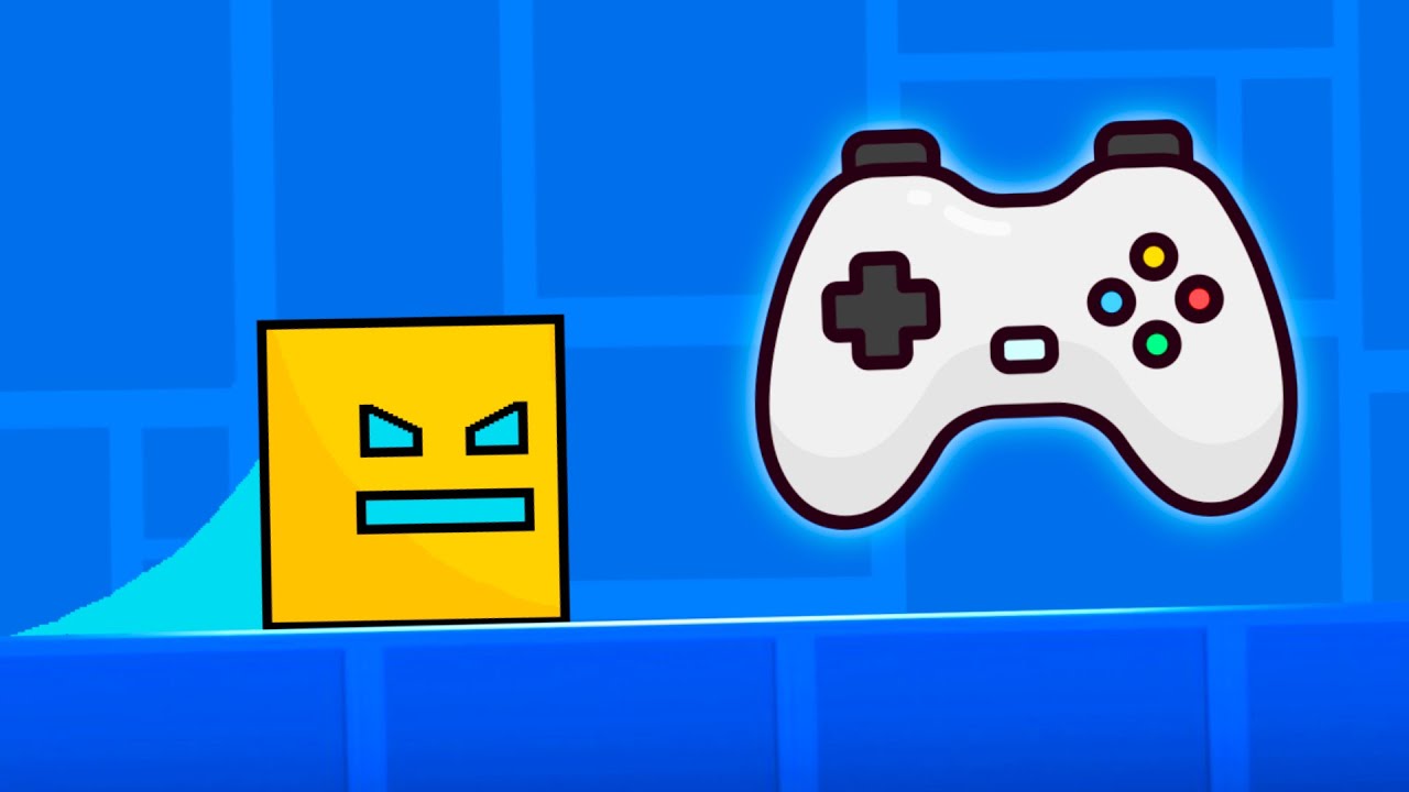 Geometry Dash, aber mit Controller - YouTube