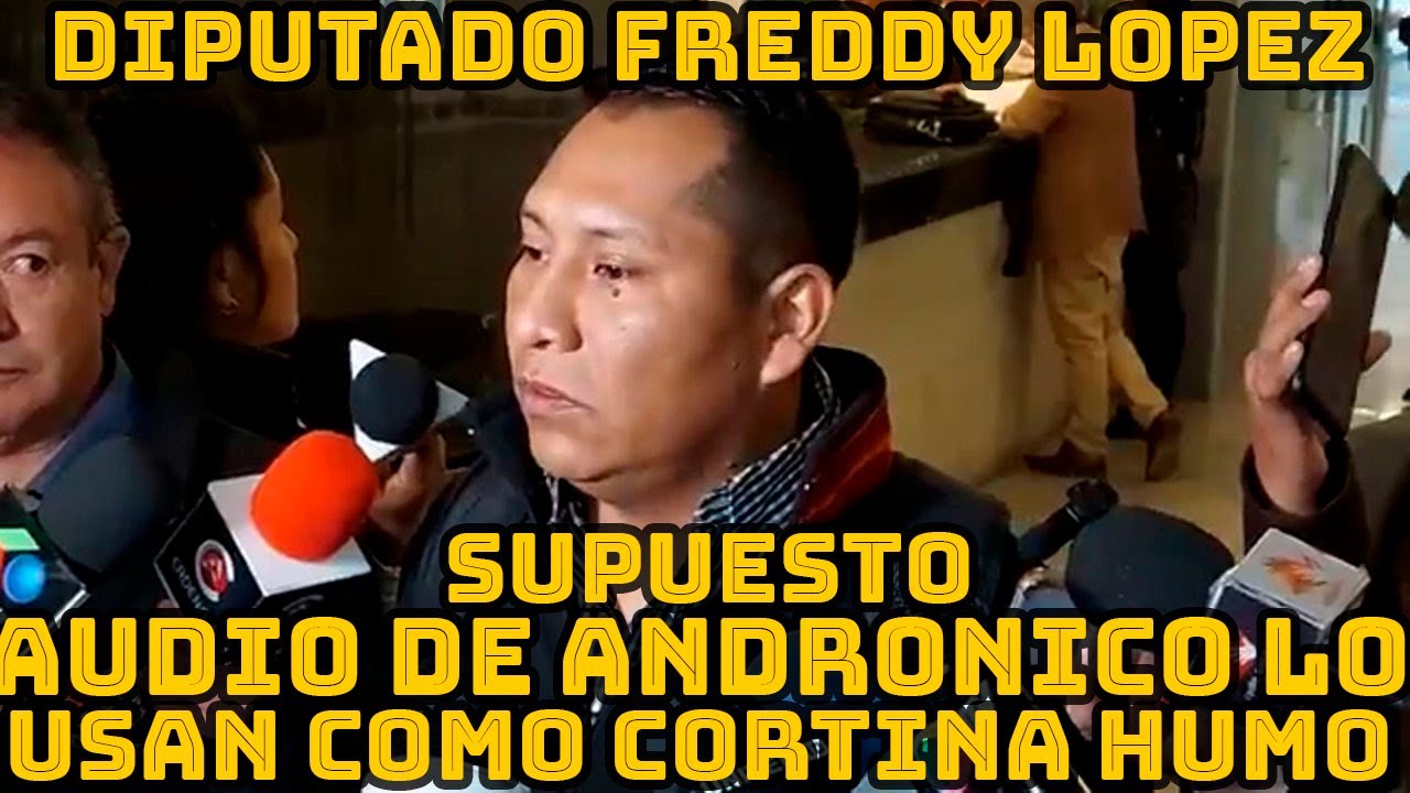 DIPUTADO FREDDY LOPEZ SE PRONUNCIAN SOBRE EL AUDIO DEL HIJO PRESIDENT ...