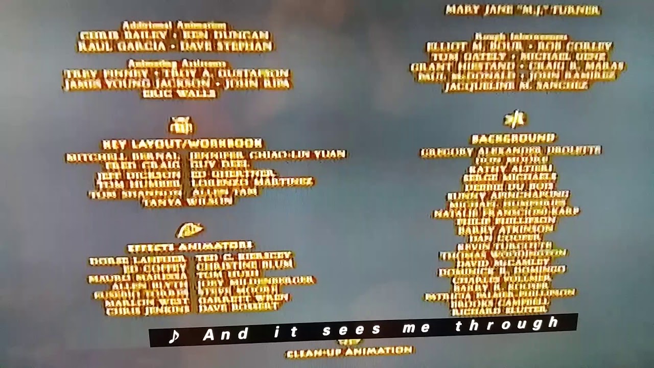 Lion king 1994 end credits - YouTube