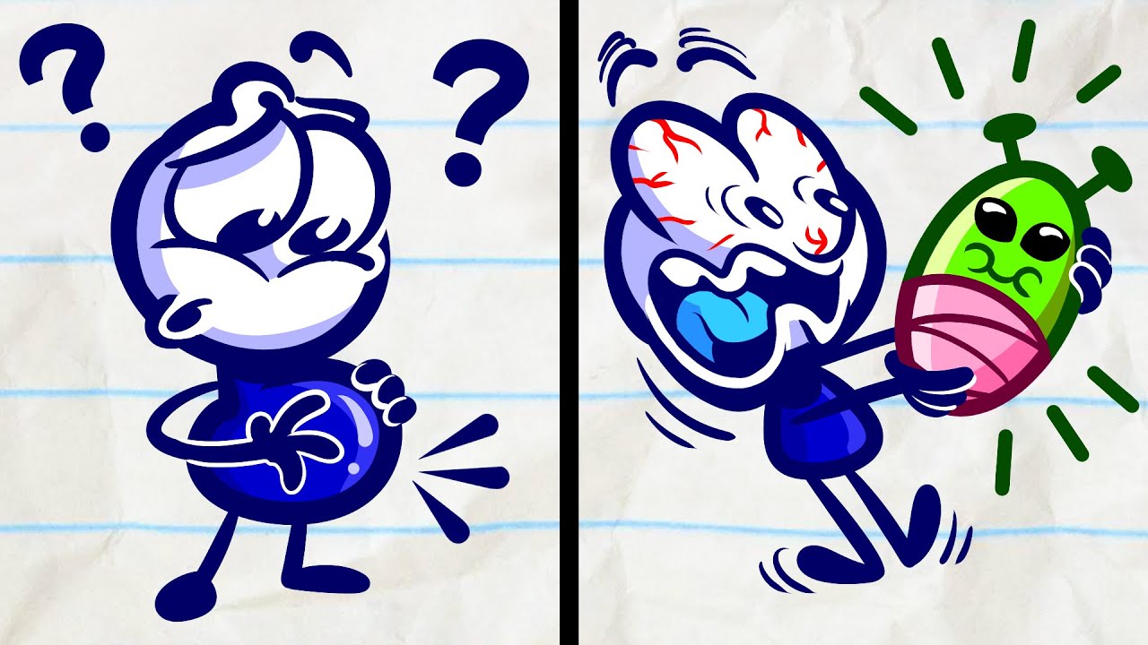 Pencilmate's Luckiest Moments! | Animated Cartoons Characters ...