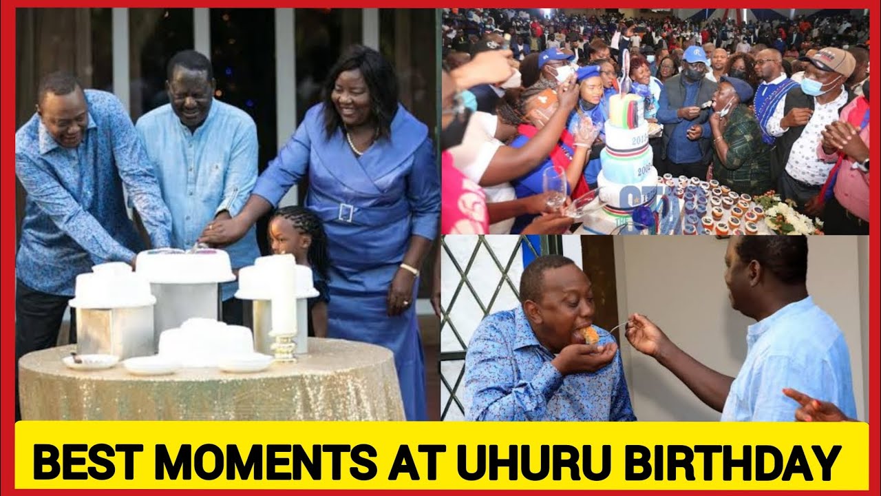 UHURU KENYATTA Birthday best MOMENTS Today/ Gatundu Residents Now ...