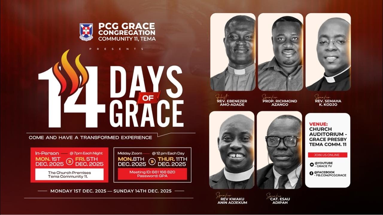 Join Us! | 14 DAYS OF GRACE - DAY 3 || 3RD DECEMBER 2025 - YouTube