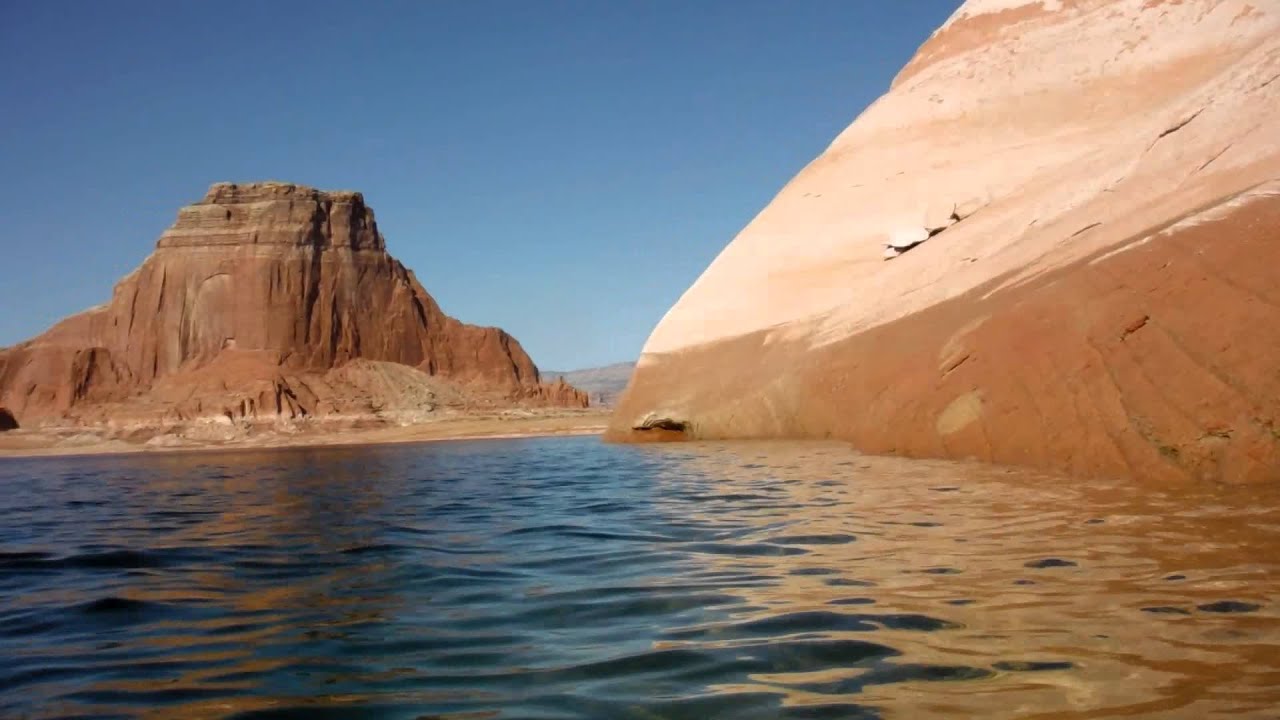 Open Water Swimming in Lake Powell - YouTube