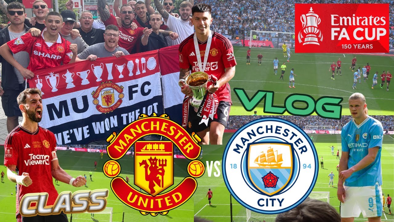 Manchester United vs Manchester City vlog|Class day as ynited win the ...