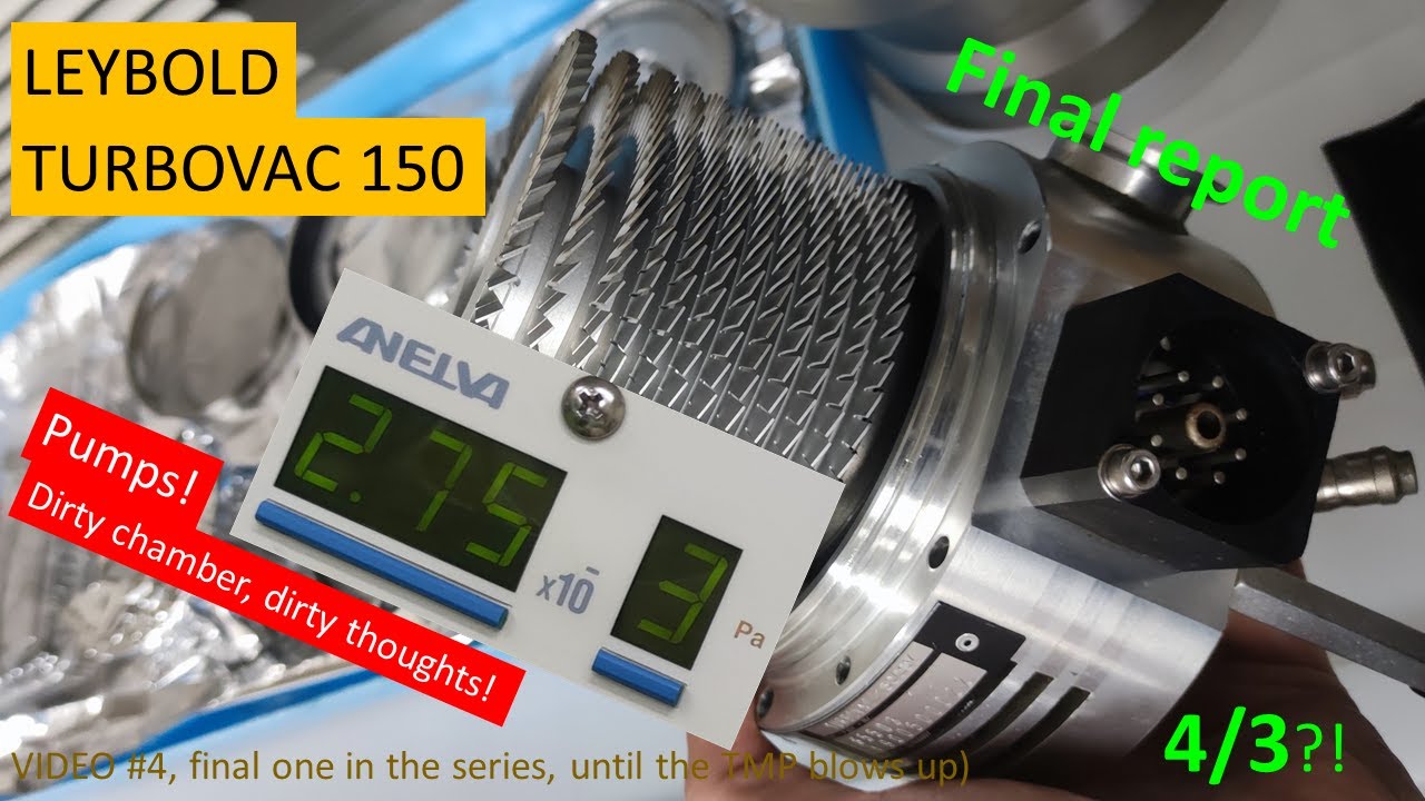 Leybold Turbovac 150. TMP pinout, conection, pumpdown and cooling ...
