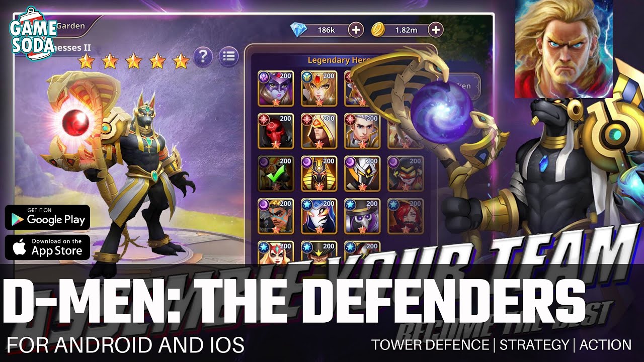 D-MEN: The Defenders | Gameplay for Android and iOS | Tower defence ...