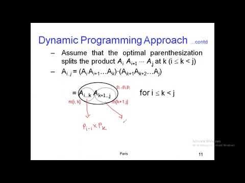28 Matrix Chain Multiplication (MCM Algorithm) (Part 02) - YouTube