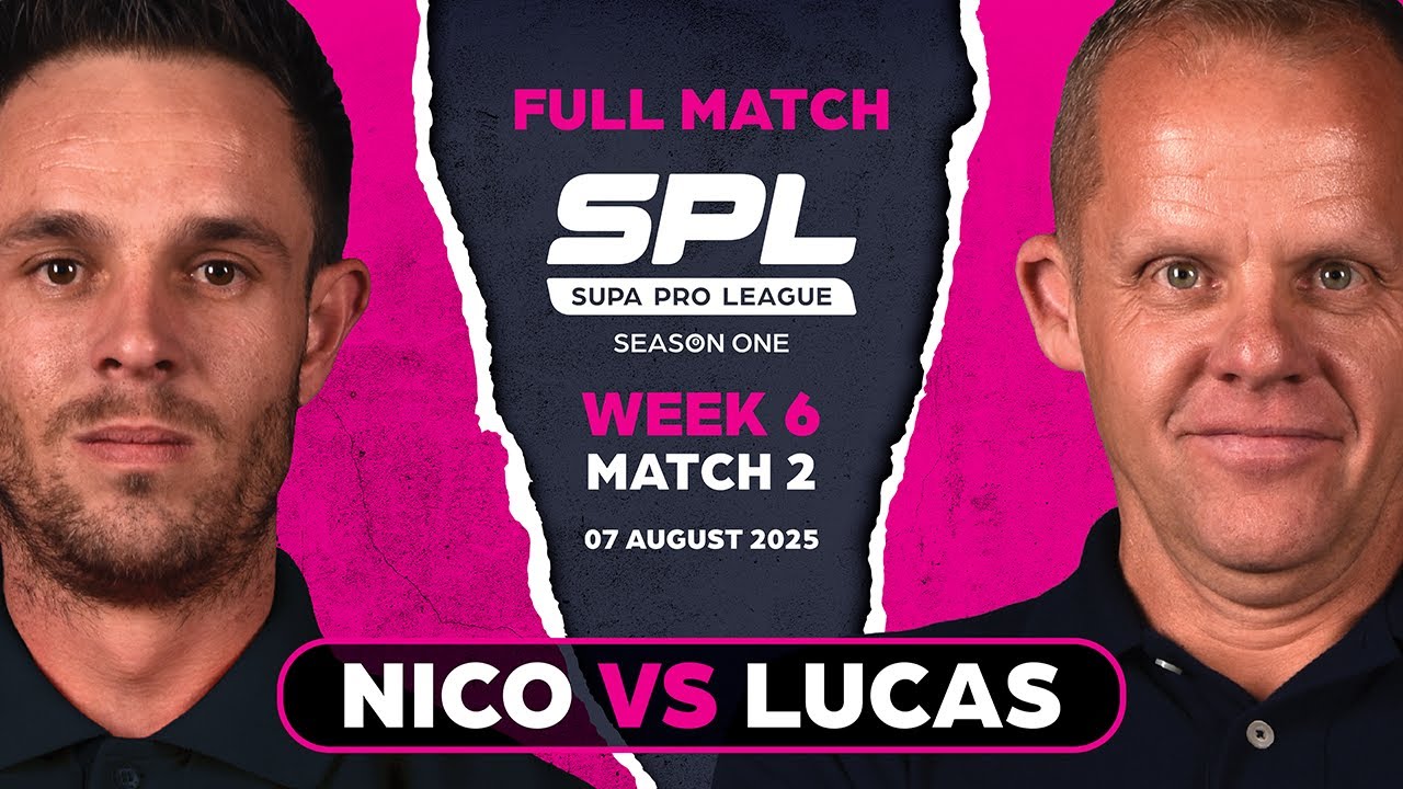S1 • Week 6 • Match 2 — Nico vs Lucas | Gauteng Premier Division | Supa ...