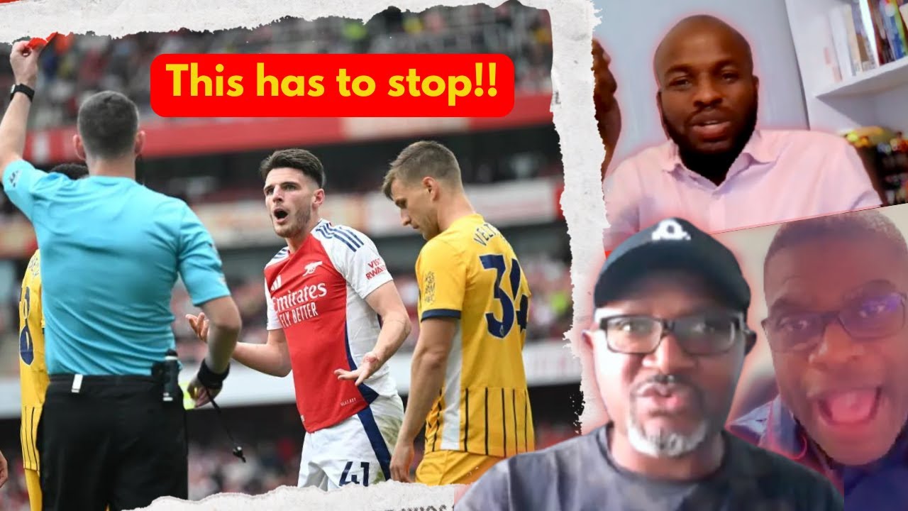🚨 Declan Rice's SHOCKING Red Card! ⚠️ Did the Ref Get It Wrong? 🤔 ...