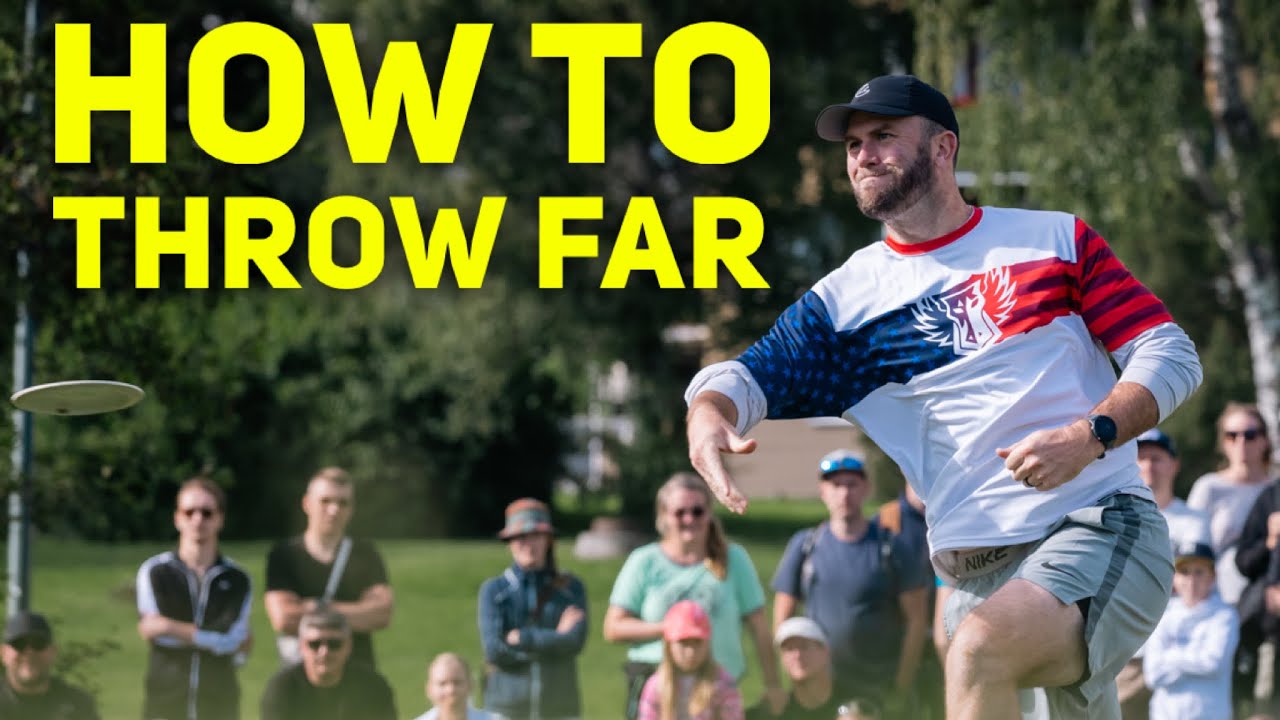 How To Throw A Disc Far - YouTube