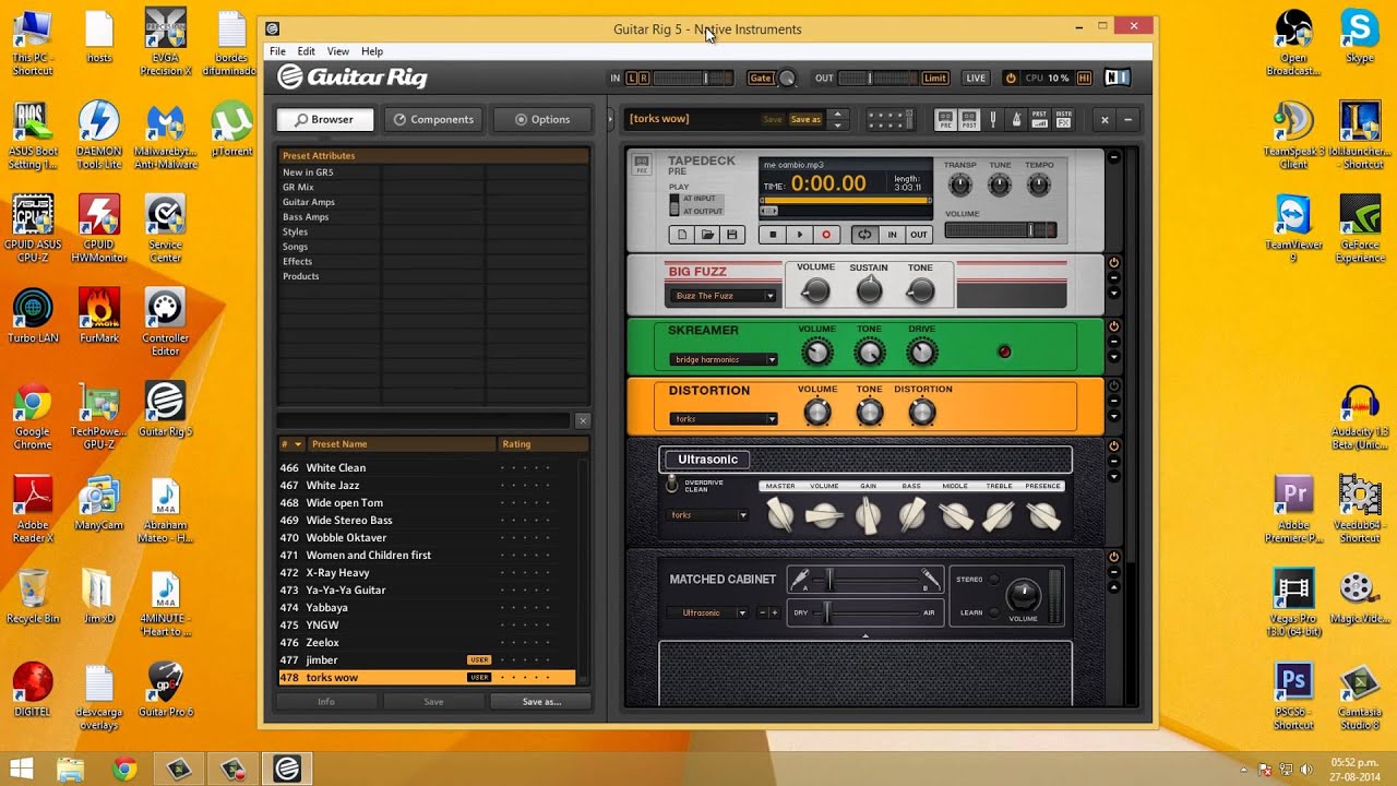 Como configurar Guitar Rig 5 en Windows 8 | TUTORIAL | - YouTube