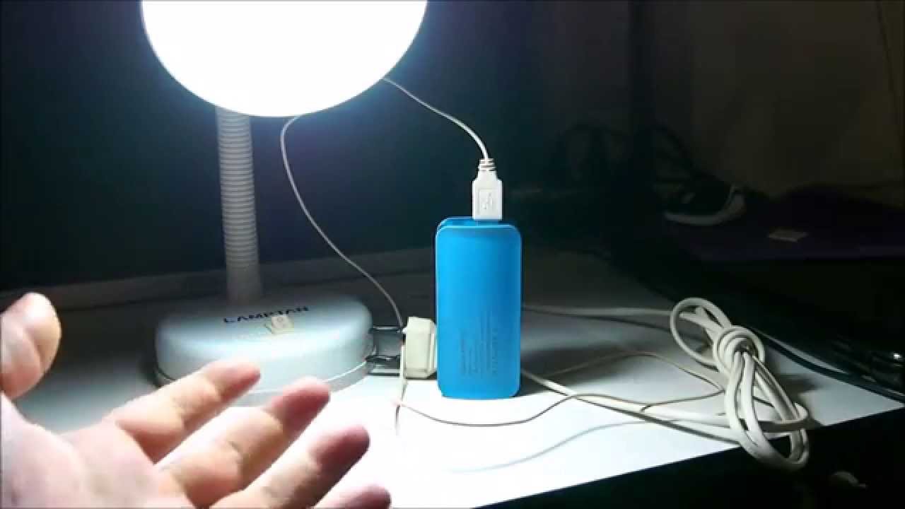 How to make usb power super bright reading lamp. - YouTube