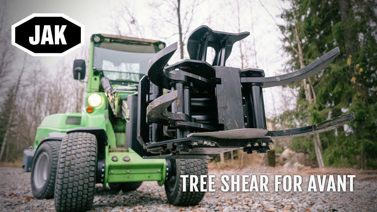 JAK R-Series Tree Shears for Avant loaders | Avant attachments | Jak.fi ...