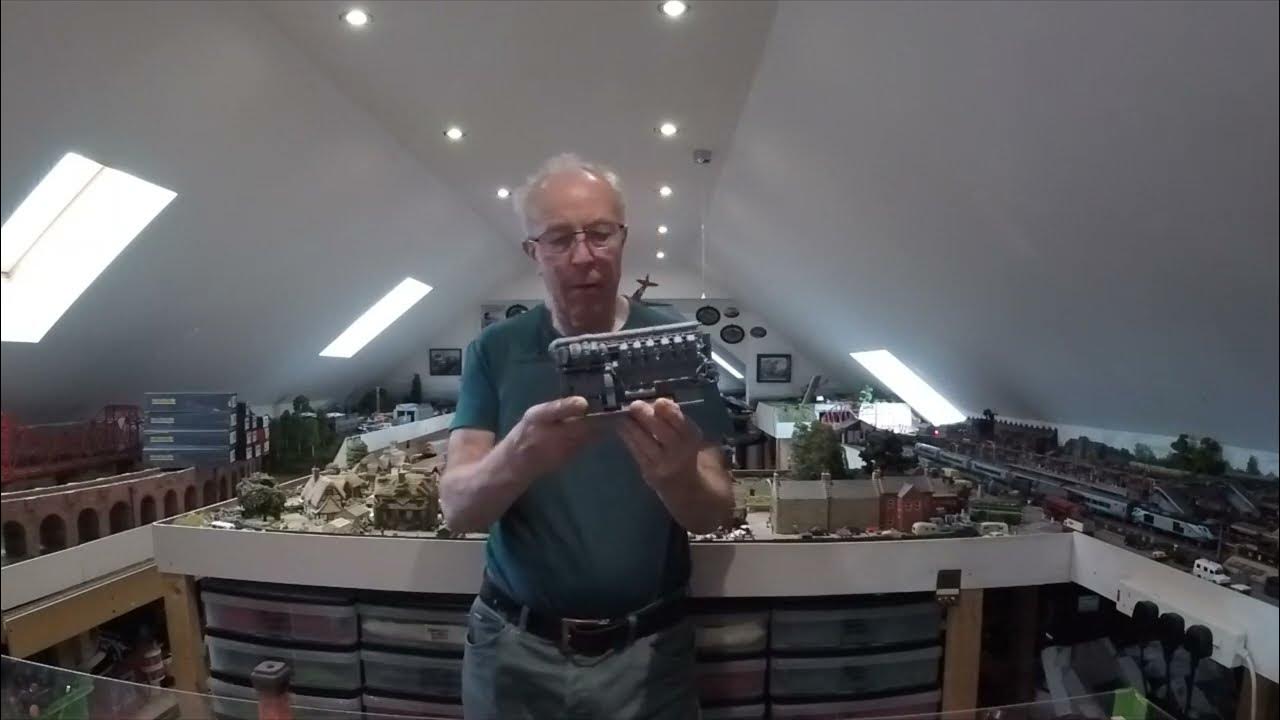 Large 40ft loft layout OO gauge model railway video 114 new stock - YouTube