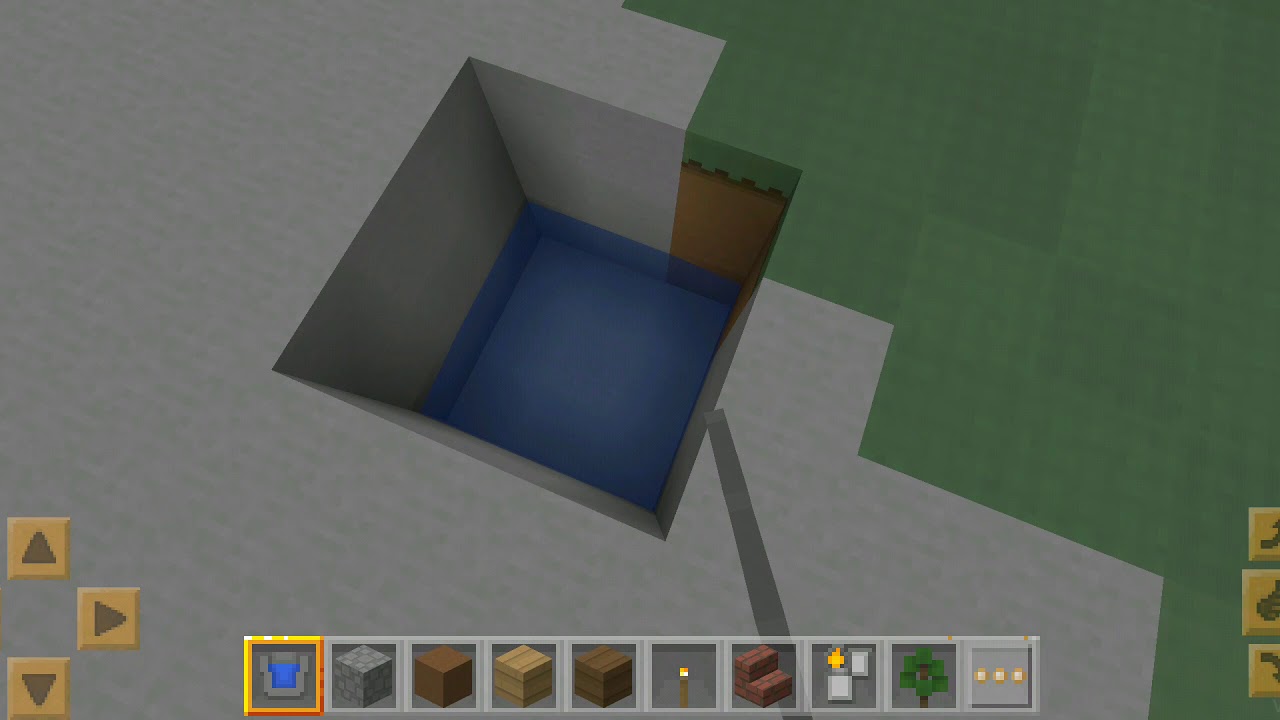 how to make swimming pool in Loki craft - YouTube