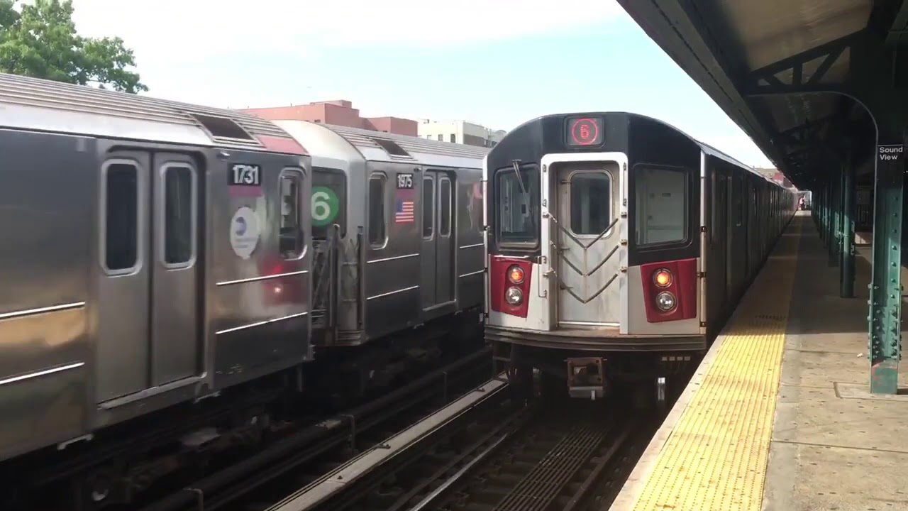 IRT Pelham Line: Manhattan, Pelham and Parkchester bound (6) Lcl/Exp ...