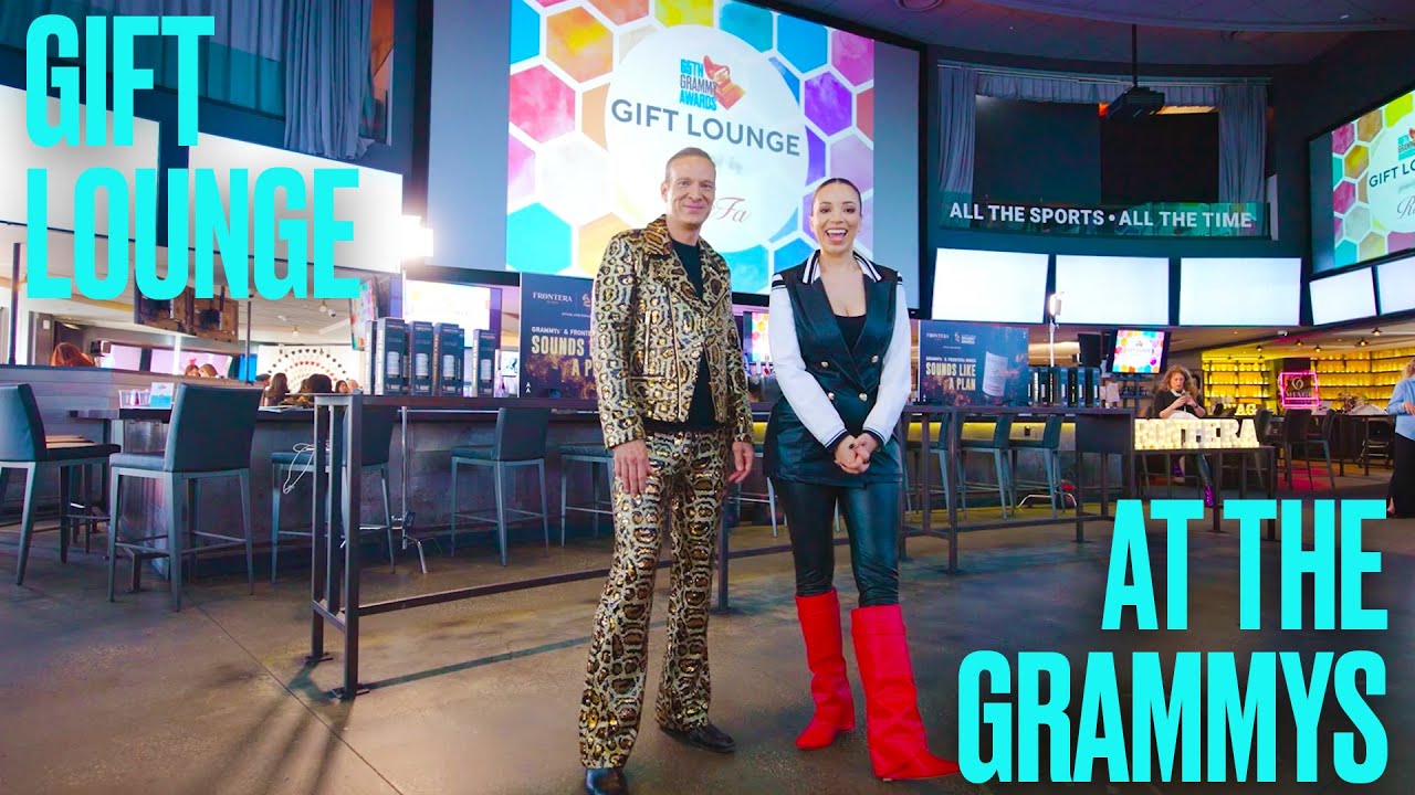 Inside The Luxury Gift Lounge At The 2023 GRAMMYs - YouTube