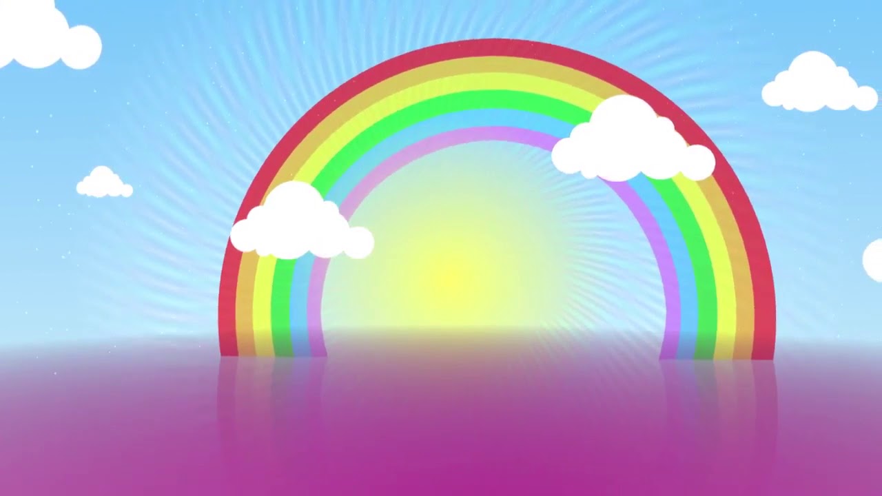 Rainbow Intro without text 3d Intro template no music no text creative ...