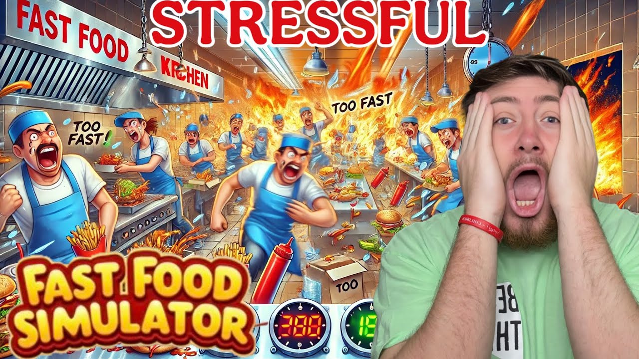 This Fast Food Job is Stressful... But I'm Too Fast - YouTube