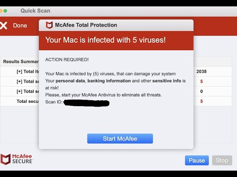 McAfee Total Protection online Scam | How to Remove? (Guide) - YouTube