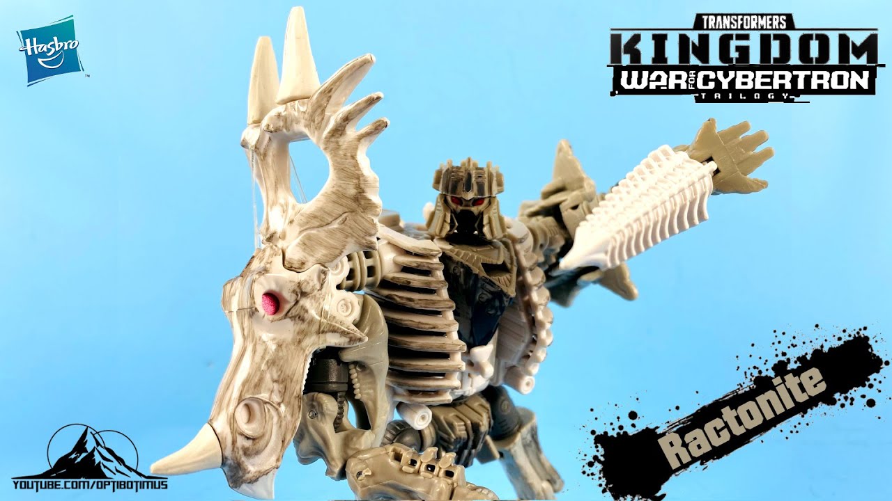 Transformers War for Cybertron Kingdom Deluxe Class RACTONITE Video ...