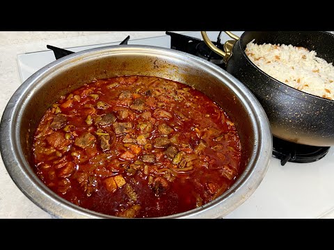 CİĞER YAĞNİ / Arpa ￼Şehriyeli Pirinç pilavı / Dana  Ciğer Nasıl Yapılır / SEBZELİ Sulu CİĞER