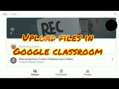 How to upload/attach file in google classroom. How to submit homework ...