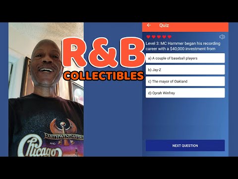 R&B Music Collectibles + RnB Music Quiz Soul Trivia App