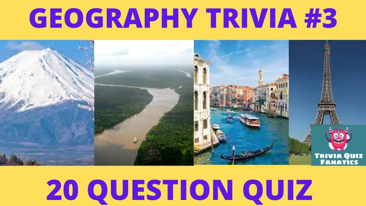 Geography Quiz | 20 Multiple choice Questions | General Knowledge - YouTube