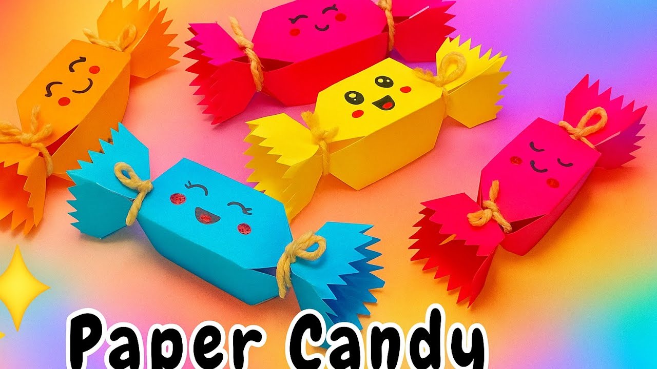 DIY Cute Paper Candy 🍭| How To Make Paper Candy | Paper Craft ideas ...