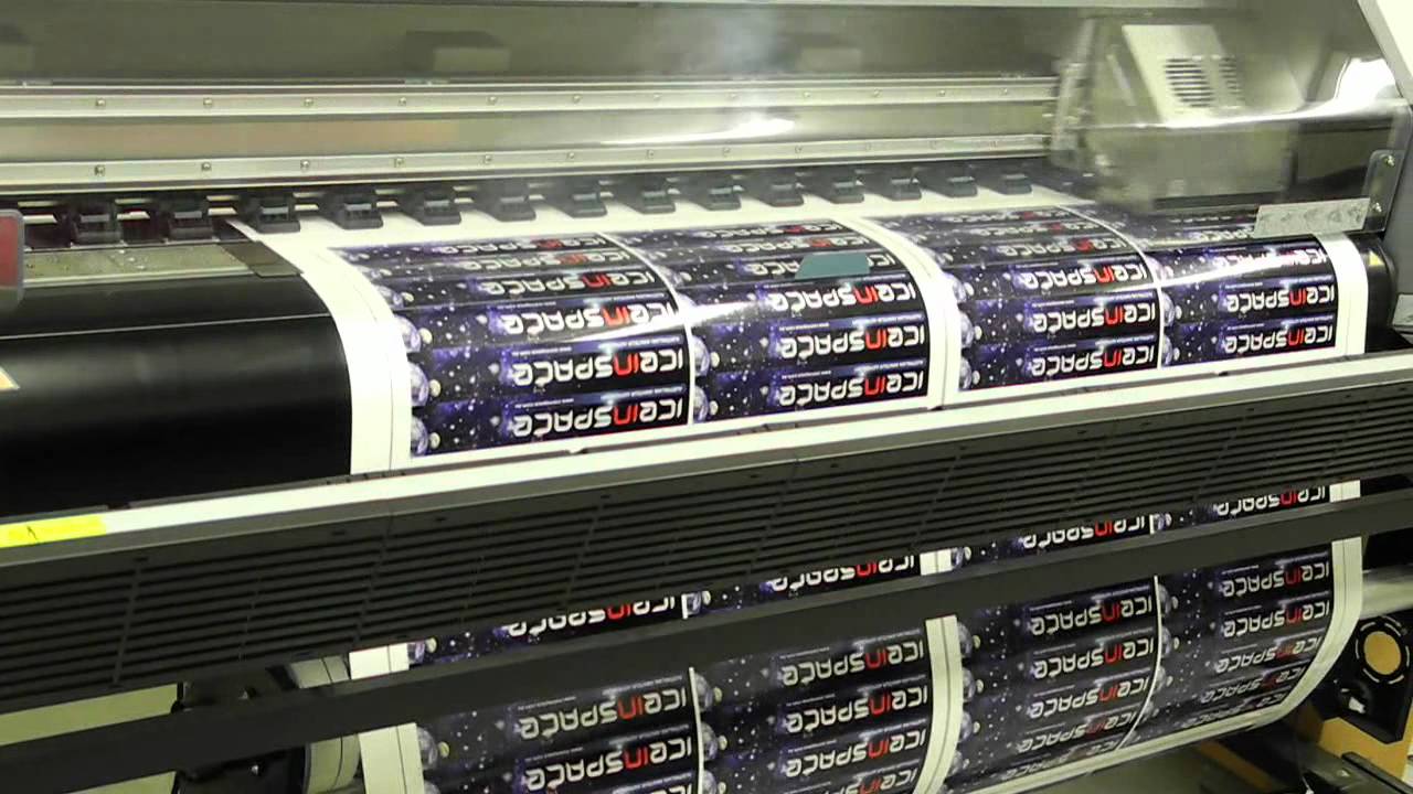 WORKS - Digital Roll Fed Printer - YouTube