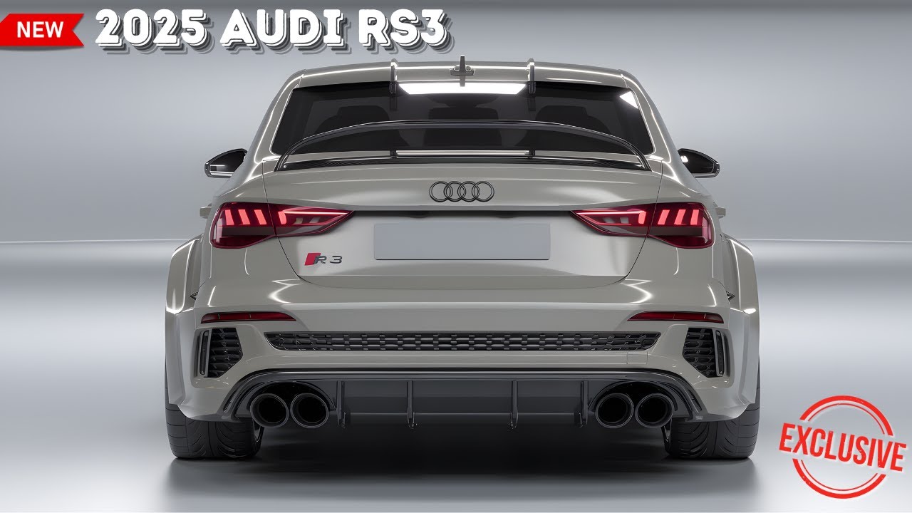 2025 Audi RS3 Review - Speed, Style, and Advanced Tech! Watch Now ...