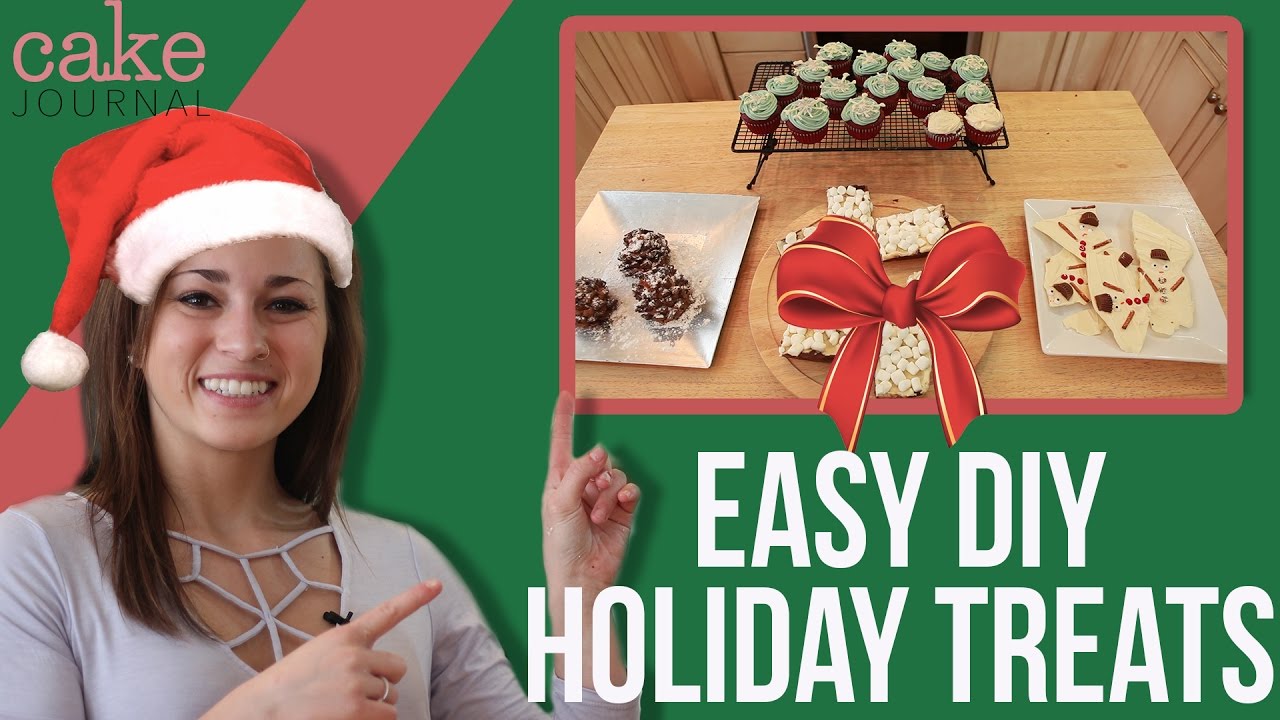 EASY DIY HOLIDAY TREATS| CakeJournal - YouTube