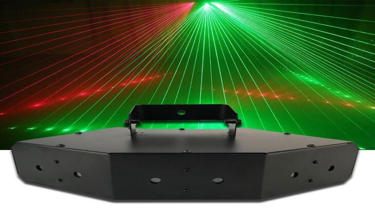 6 LENS SCAN LASER LIGHT LINE BEAM - YouTube