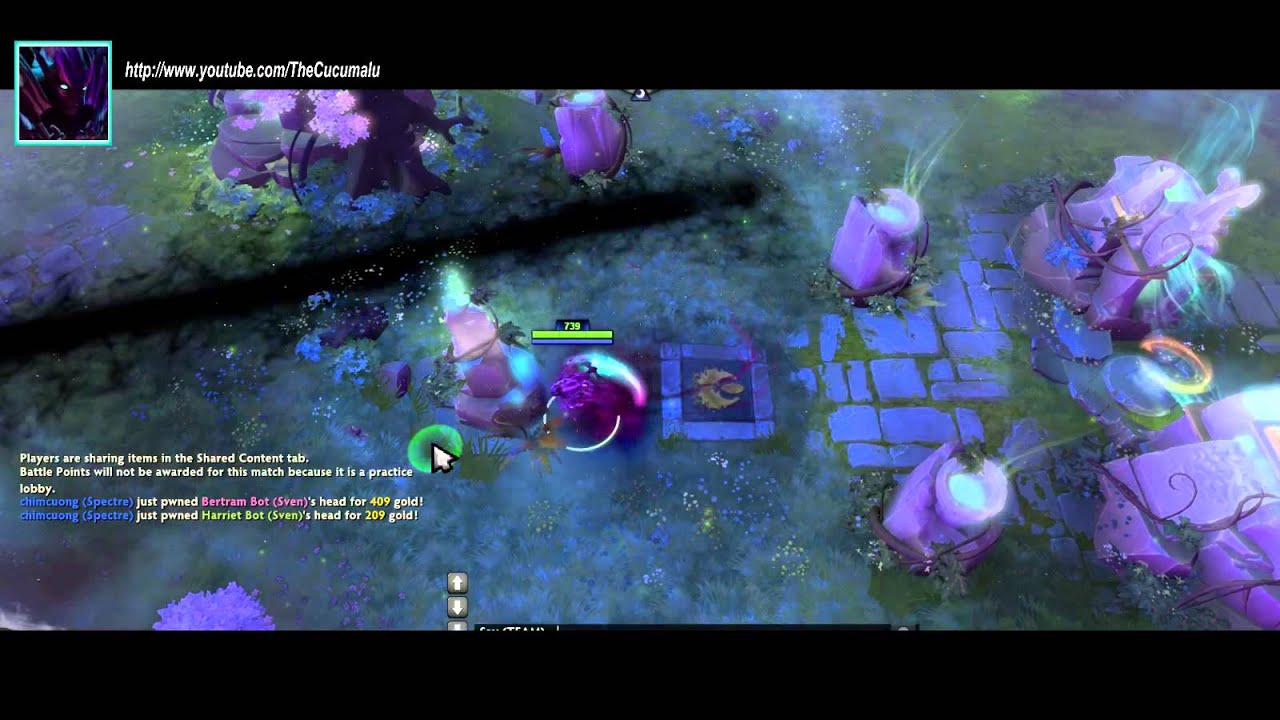 DOTA 2 - Soul Diffuser ( Immortal Blade ) - Spectre weapon - YouTube