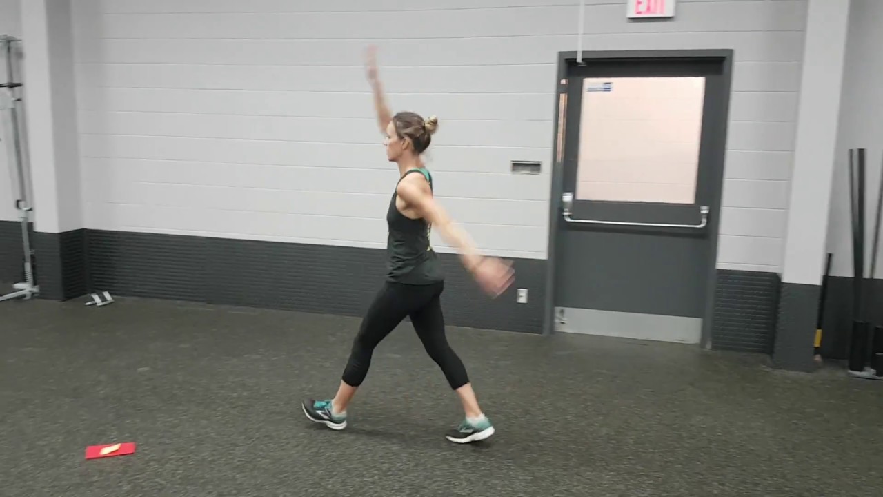 Jessica Zelinka - Forward skipping, arm swings overhead - Exercise ...