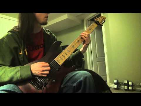 Video - drop f# tuning on a standard scale 6 string guitar...