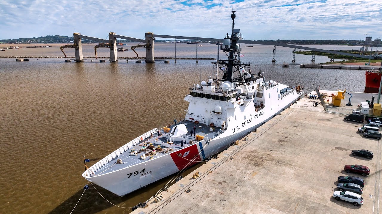 U.S. CGC JAMES WMSL 754 🇺🇸 🇺🇾Montevideo, Uruguay 2024 - YouTube