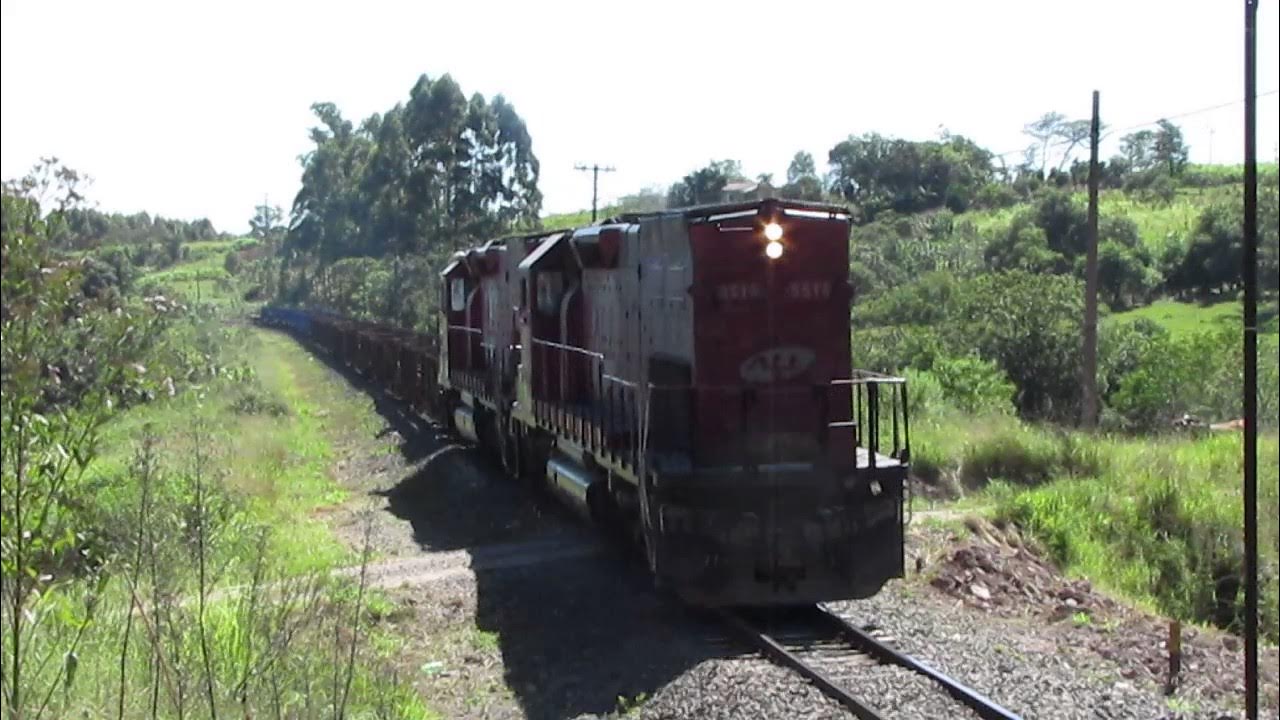 Trem E01 trilheiro com dupla de SD40T-2 #9519 e #9476 - YouTube