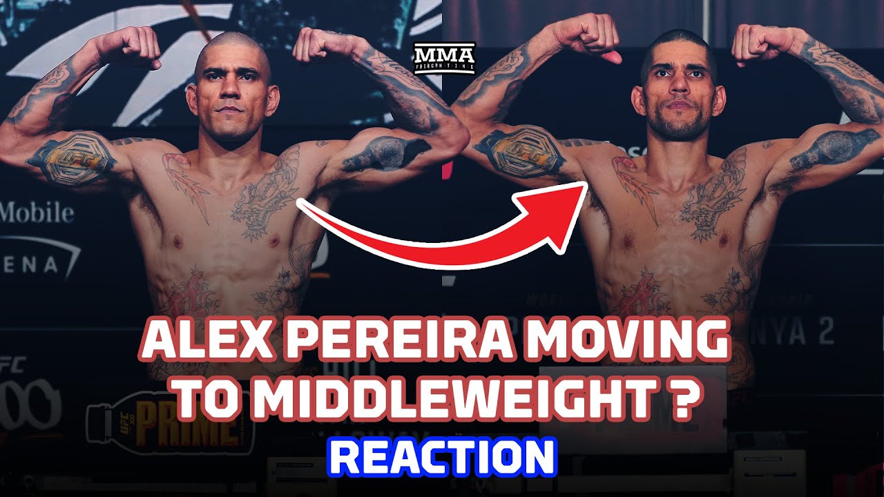 Alex Pereira MOVING BACK To Middleweight? | LIVE Reaction + Q&A | MMA ...